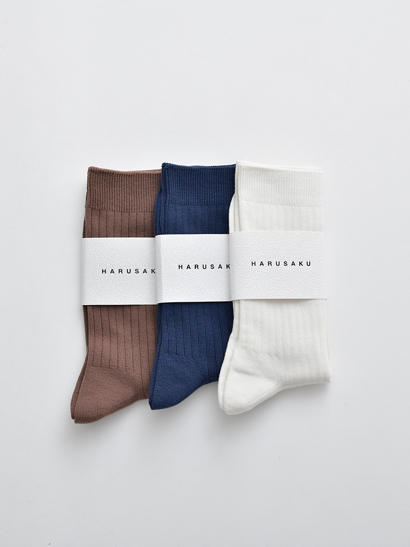 HARUSAKU 奈良産 バックラインソックス | DCOLLECTION (ディーコレクション)